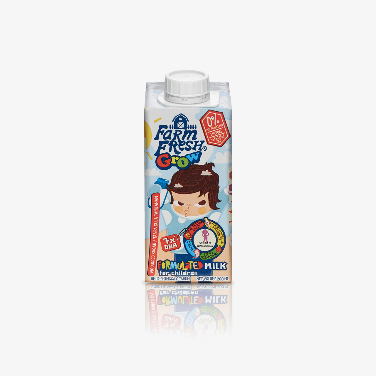 Farm Fresh Grow Formulated Milk 1-6 Years Old 200ml x 24 Packs ...