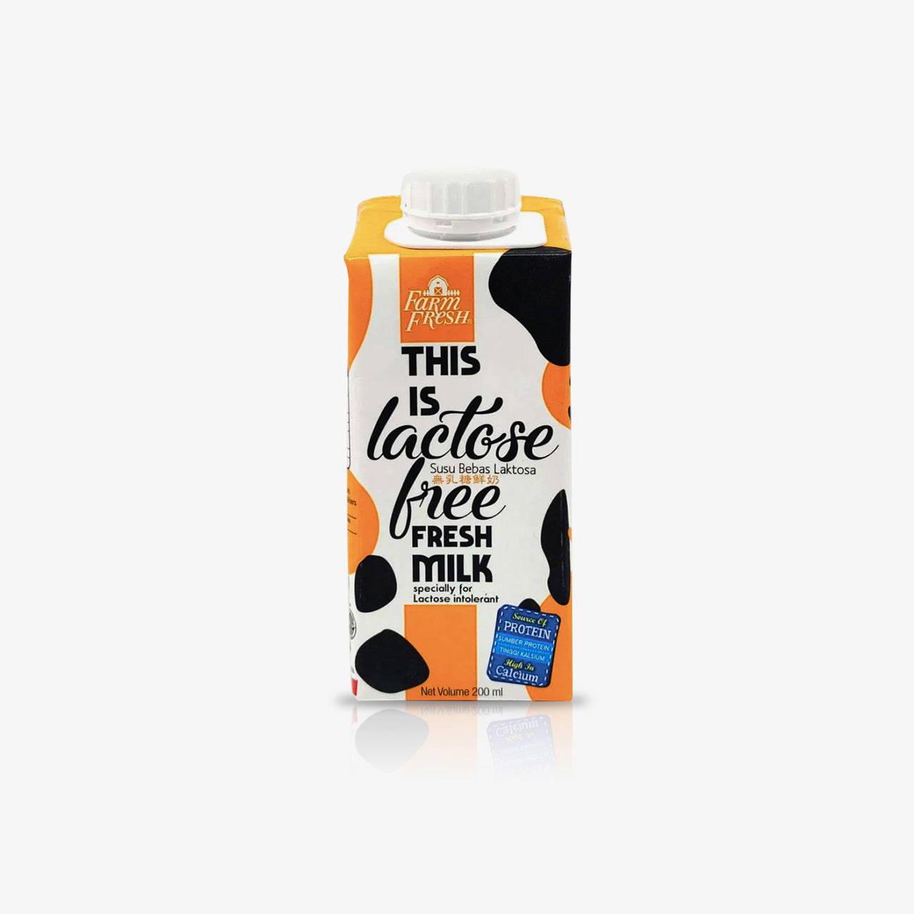 Farm Fresh UHT Lactose Free Milk 200ml x 24 Packs – farmfreshmilk