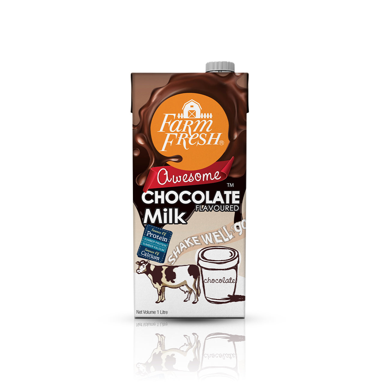 Farm Fresh UHT Chocolate Milk 1L x 12 Packs